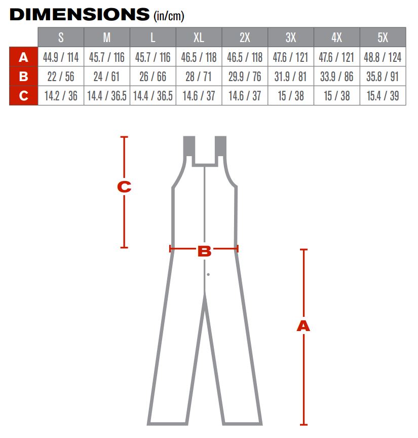 PIP 318-1780 Enhanced Visibility Ripstop Insulated Two Tone Bib ...