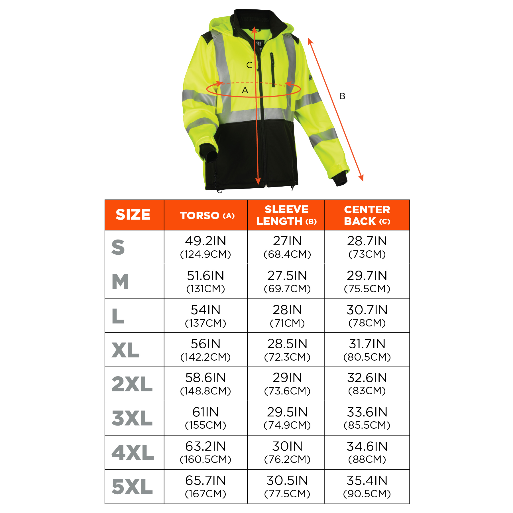 Ergodyne GloWear 8353 Type R Class 3 Softshell Safety Jacket - Yellow ...
