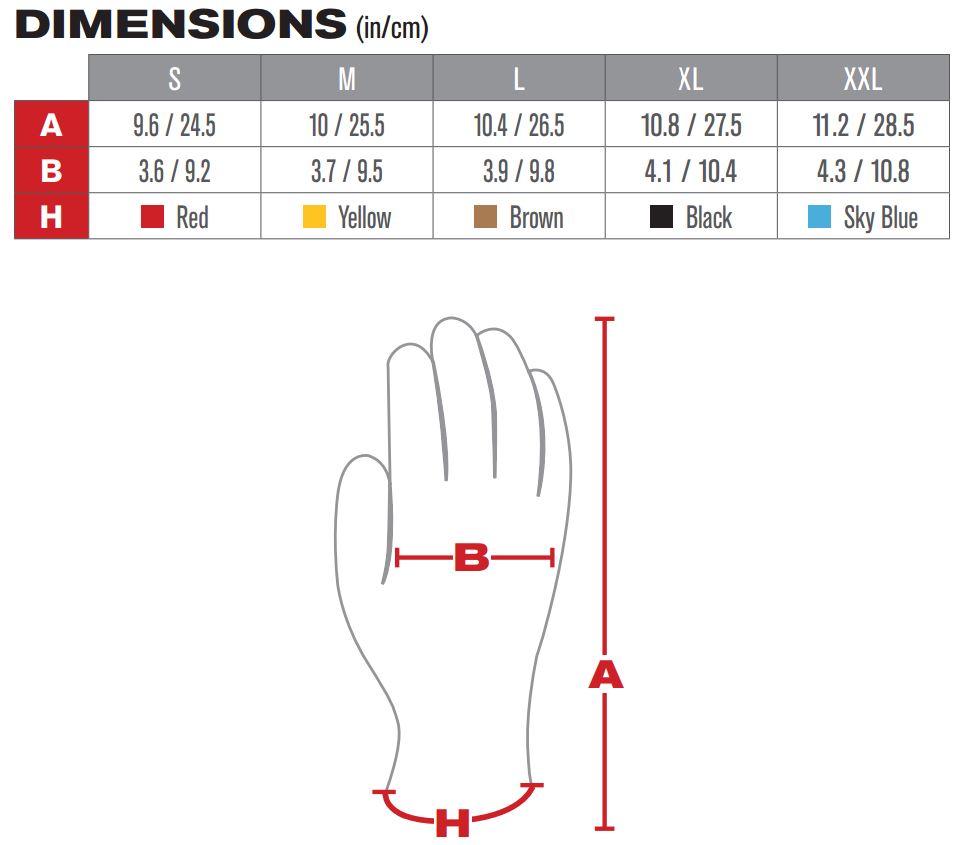 PIP 16-815 G-Tek PolyKor Seamless Knit PolyKor Blended Gloves - Double ...