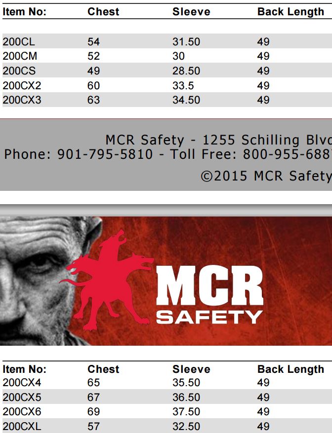 MCR Safety 200C Classic Series 49" Raincoat - Yellow | Full Source