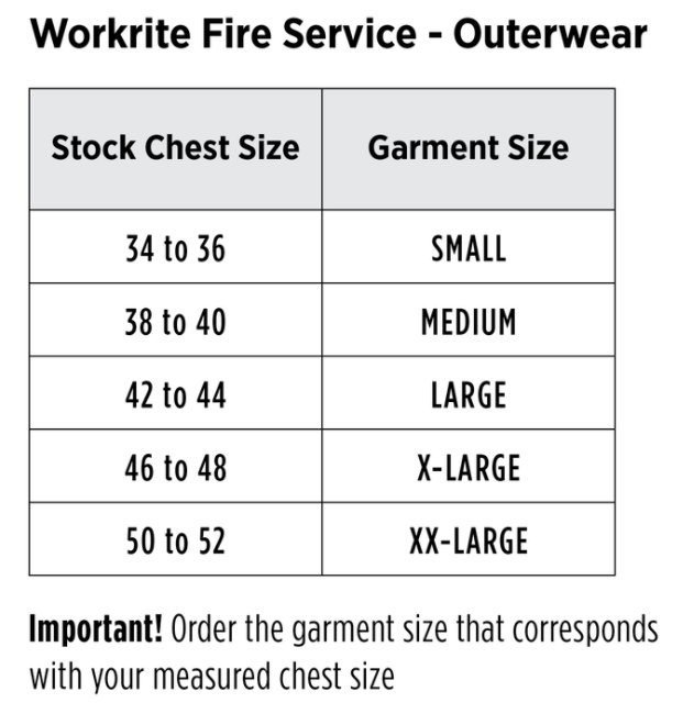 Workrite Fire Service FW81 Men's Relaxed Fit Wildland Jacket - Yellow ...