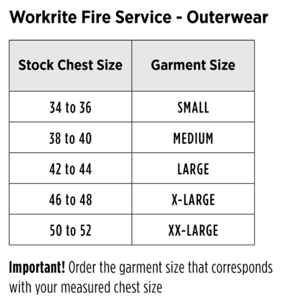 Workrite Fire Service FW20 Men's Firefighter Jacket - Navy | Full Source