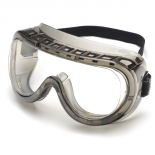 Pyramex G504DT Capstone Goggles - Gray Frame - Clear H2X Anti-Fog Dual ...