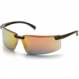 CrossFire 29117 ES5 Safety Glasses - Brown Frame - Brown Mirror Lens ...