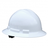 MSA 454733 V-Gard Full Brim Hard Hat - Staz-On Suspension - White ...