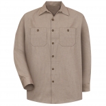 Red Kap SP24 Men's Industrial Work Shirt - Short Sleeve - Orange | Full ...