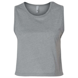 Next Level 5083 Women's Festival Crop Tank - Heather Grey | Full Source