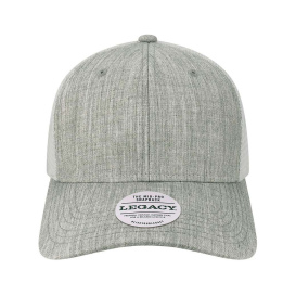 Legacy MPS Mid-Pro Snapback Trucker Cap - Melange Grey/White | Full Source
