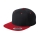Sport-Tek STC19 Flat Bill Snapback Cap - Black | FullSource.com