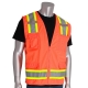 PIP 302-0500 Type R Class 2 Two-Tone Surveyor Safety Vest with Six ...
