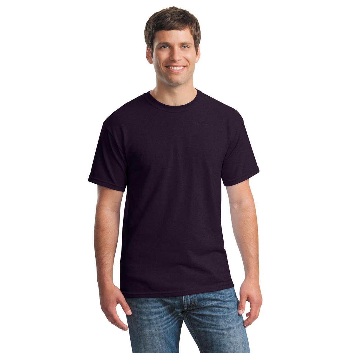 Gildan 5000 Heavy Cotton T-Shirt - Blackberry | FullSource.com