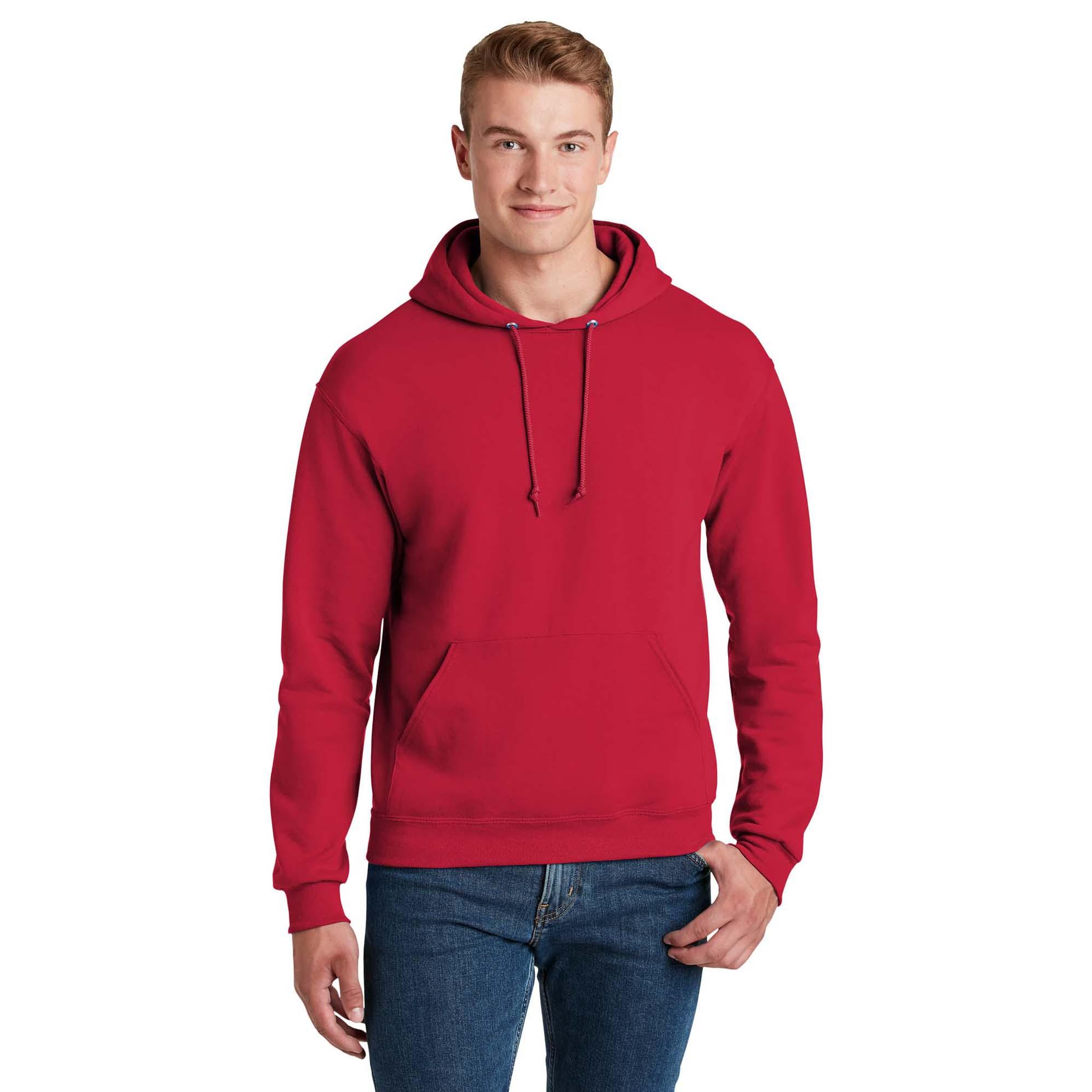 Jerzees 996M NuBlend Pullover Hooded Sweatshirt - True Red | Full Source