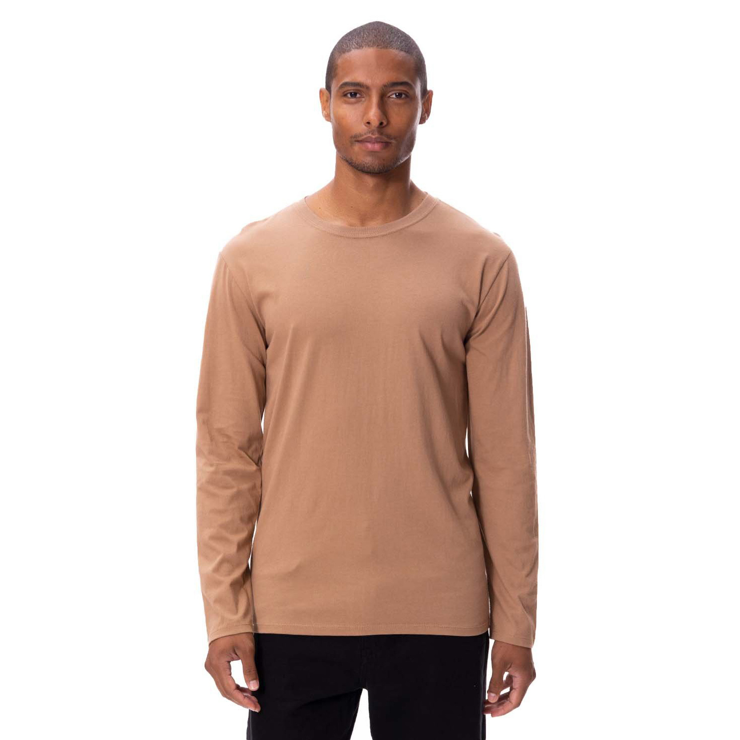 Threadfast 180LS Unisex Ultimate Long-Sleeve T-Shirt - Nutmeg | Full Source
