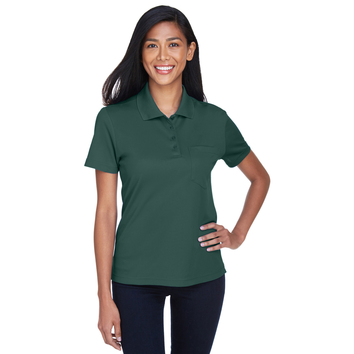 Core 365 78181P Ladies Origin Performance Pique Polo with Pocket ...