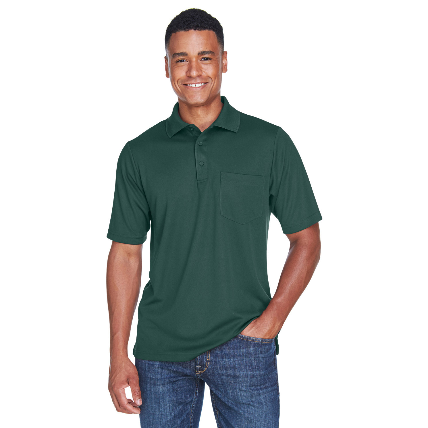 Core 365 88181P Men's Origin Performance Pique Polo with Pocket ...