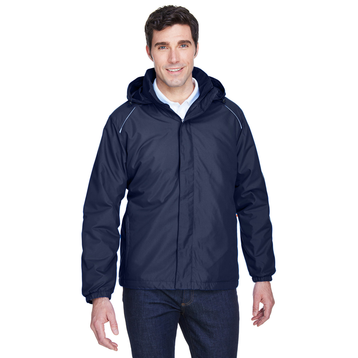 Core 365 88189 Men's Brisk Insulated Jacket - Classic Navy | Full Source