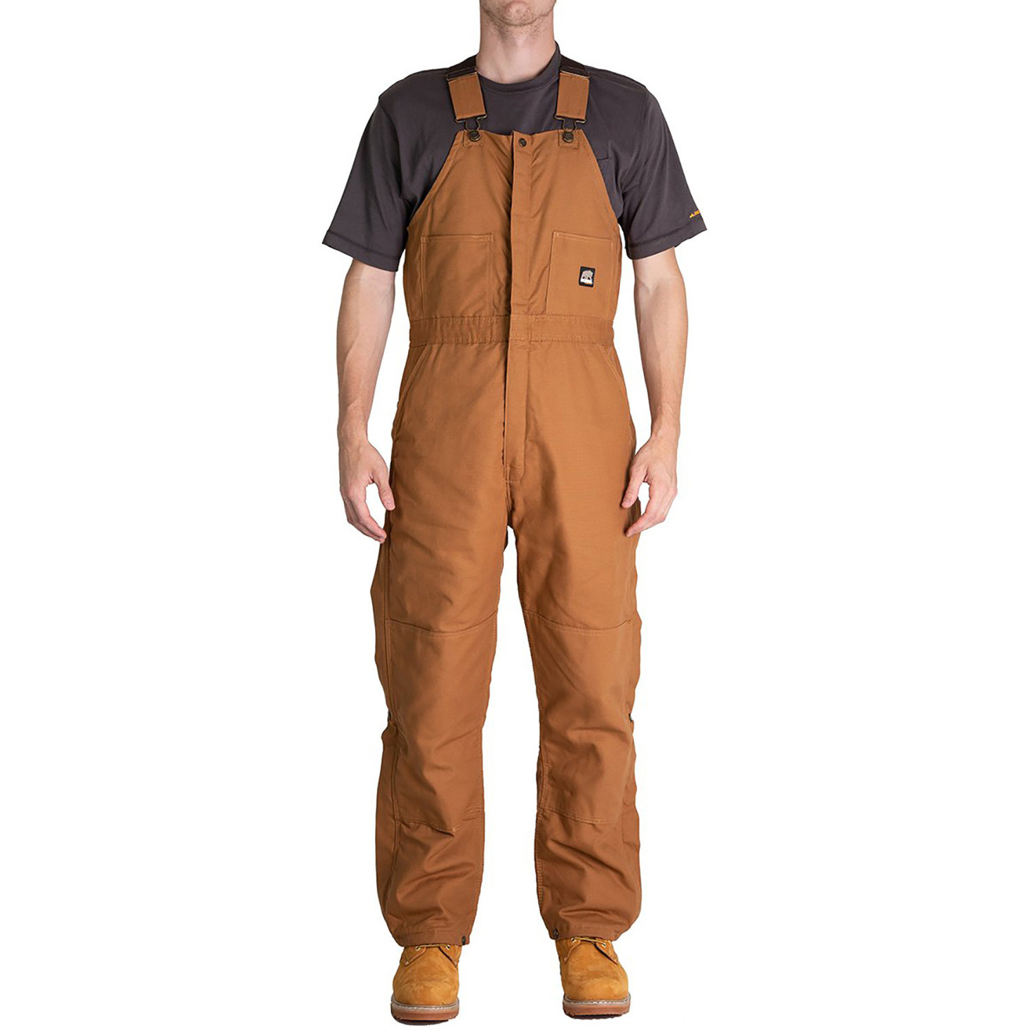 Berne B415 Heritage Insulated Bib Overall - Brown Duck | Full Source