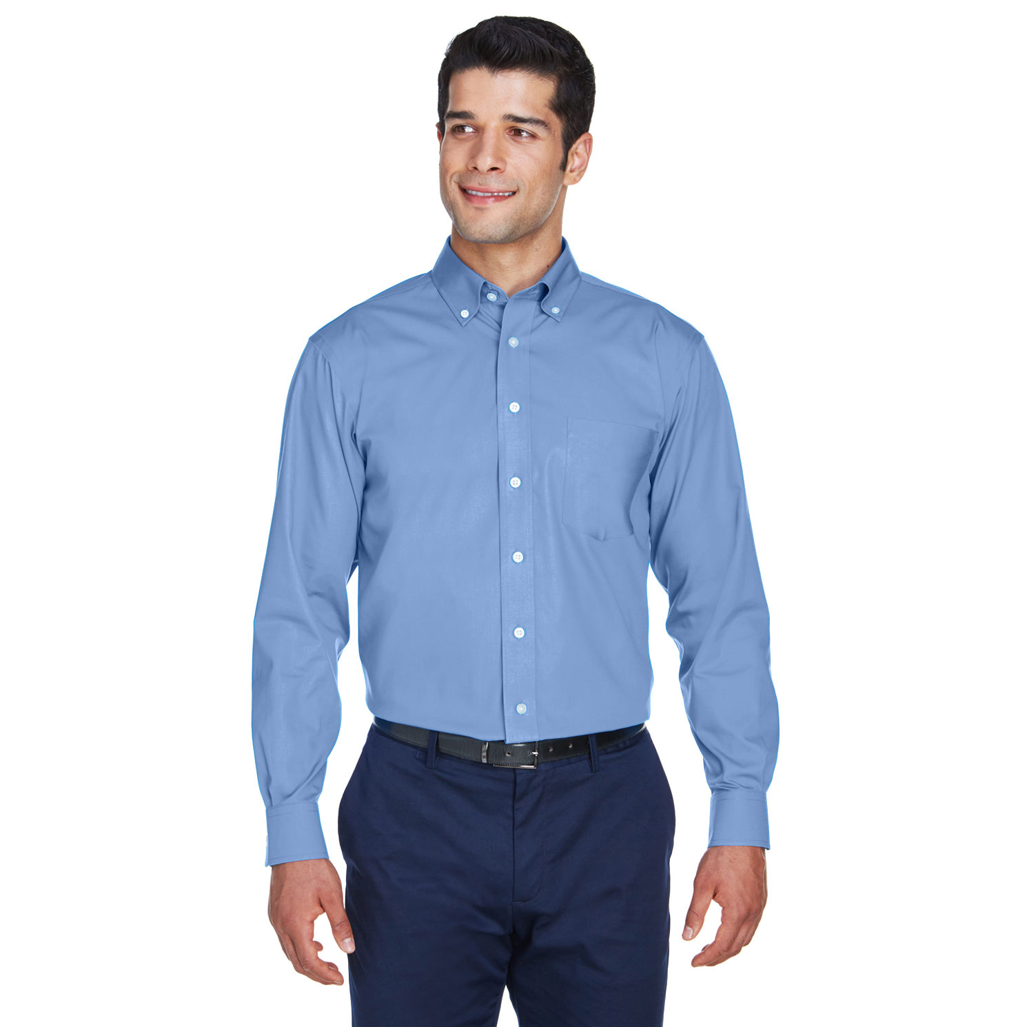 Devon & Jones D630 Men's Crown Woven Collection Solid Oxford - Light ...