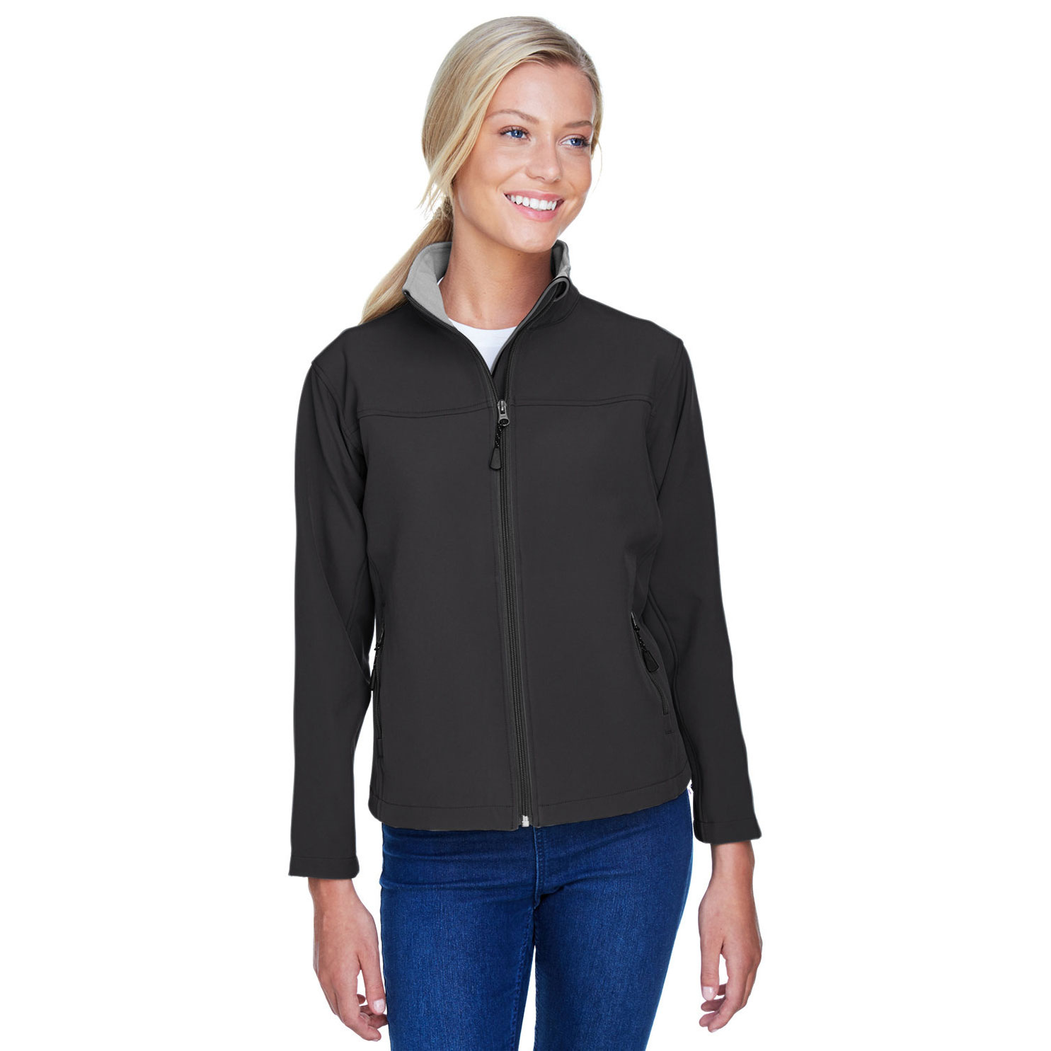 Devon & Jones D995W Ladies Soft Shell Jacket - Black | Full Source