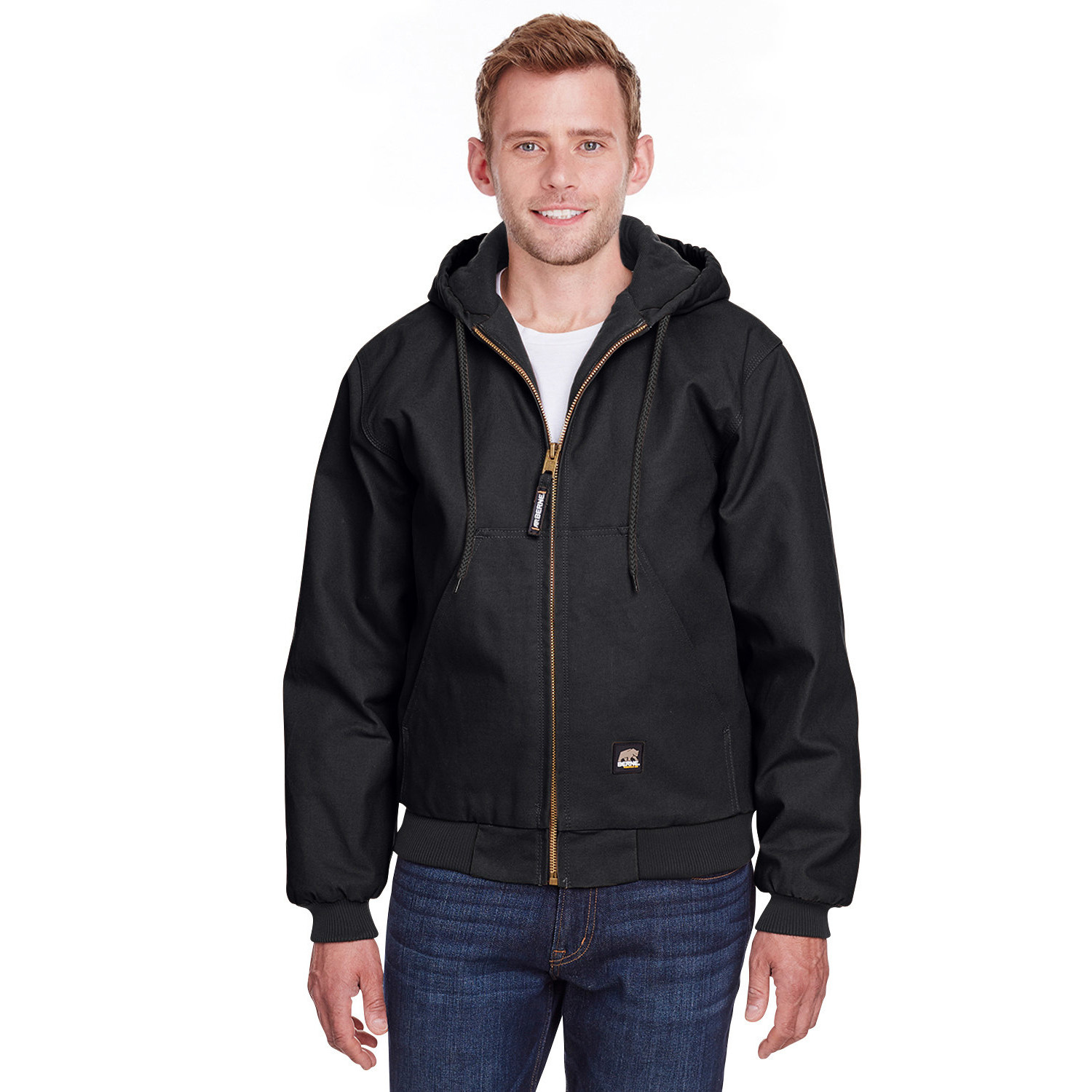 Berne HJ51 Berne Heritage Hooded Jacket - Black | Full Source
