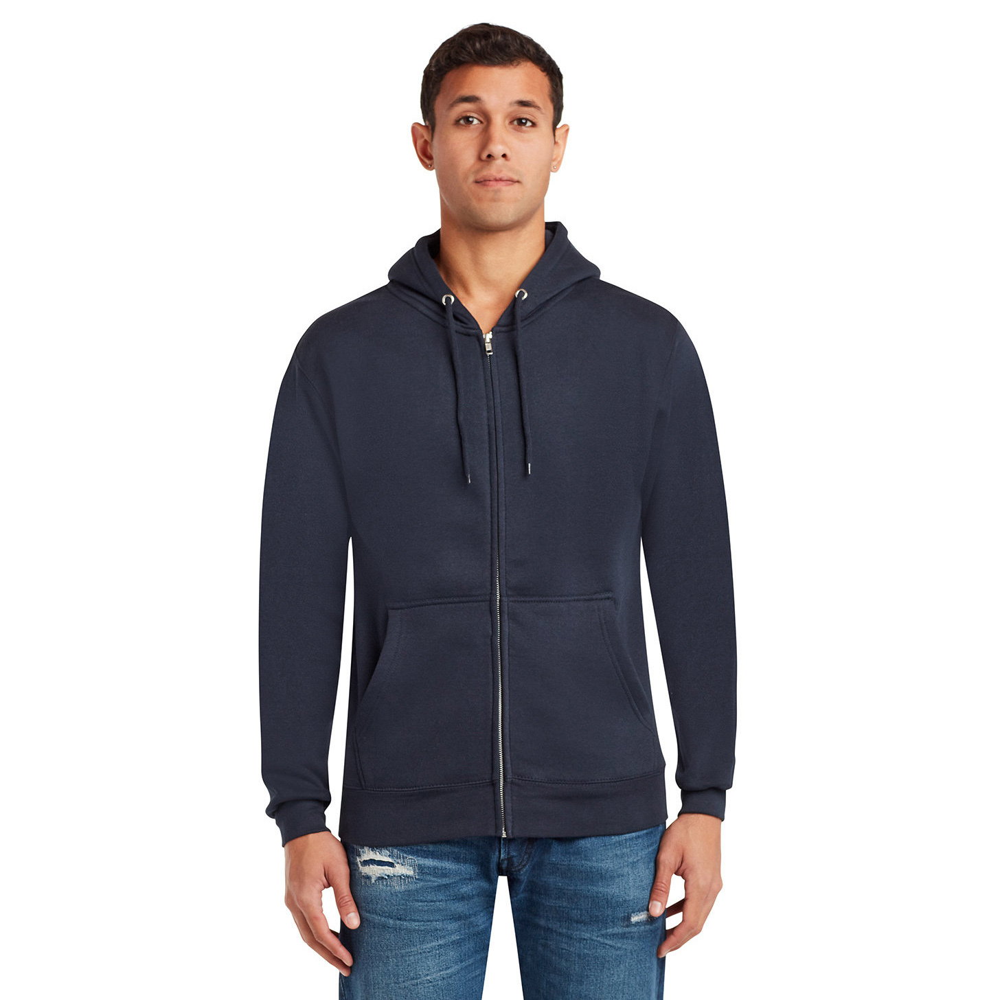 Lane Seven LS14003 Unisex Premium Full-Zip Hooded Sweatshirt - Navy ...