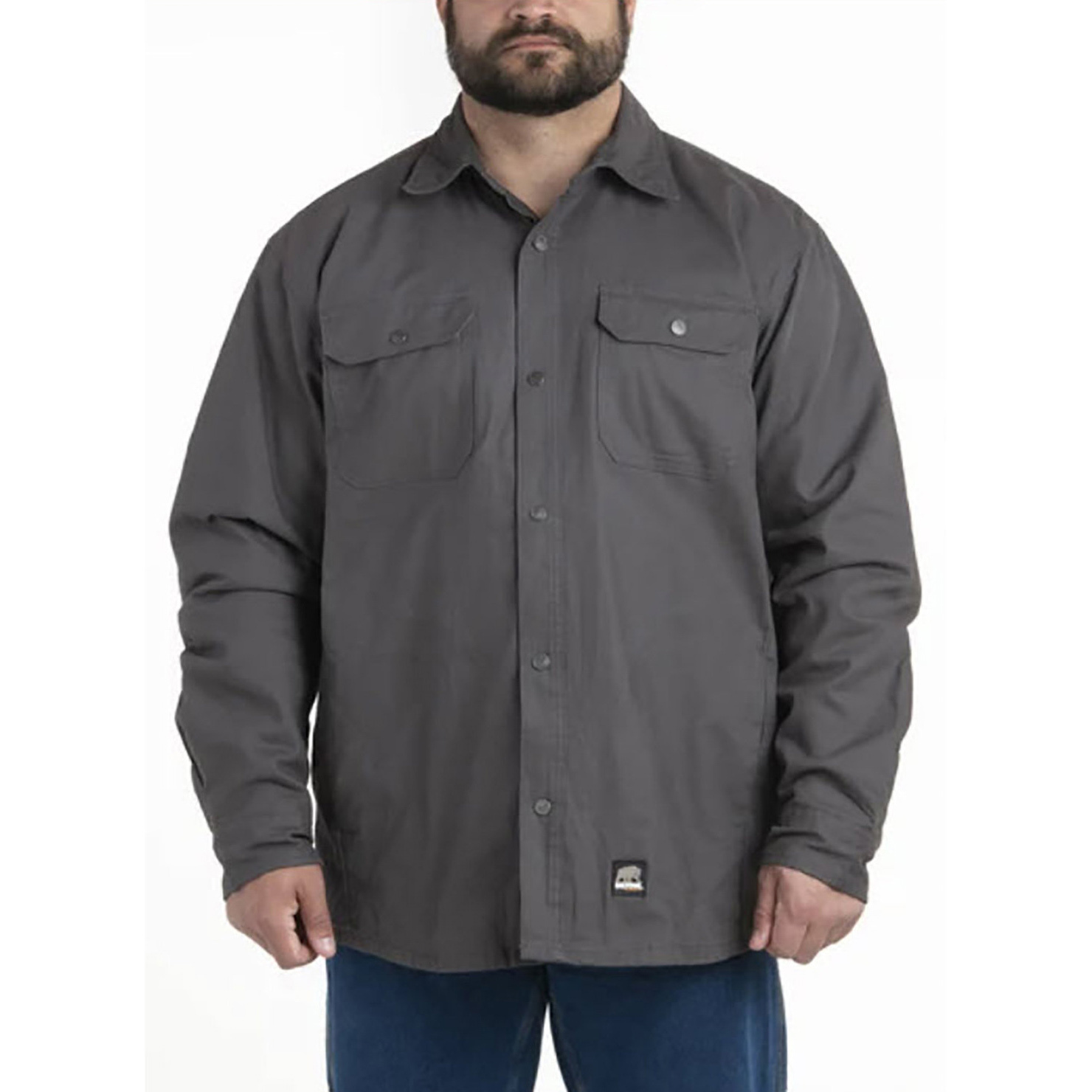 Berne SH67 Caster Shirt Jacket - Slate | Full Source