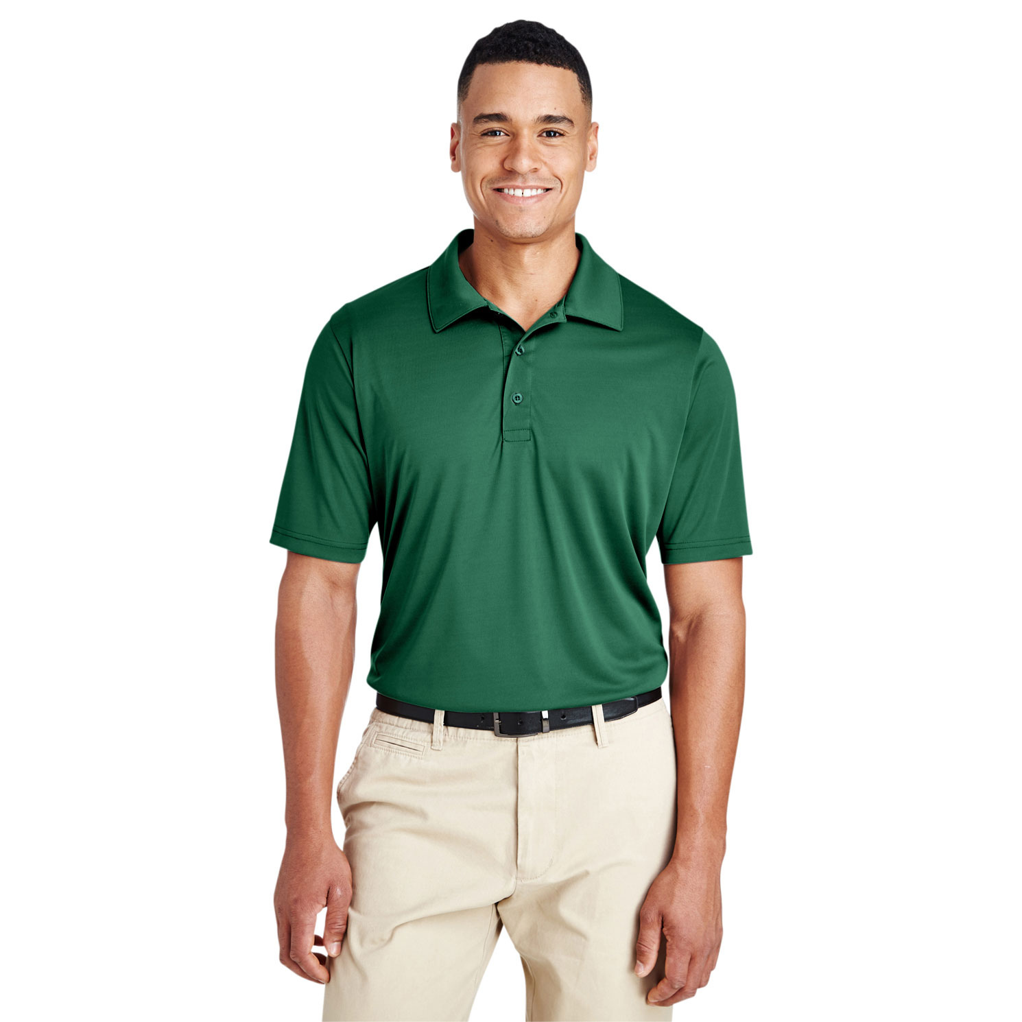 Team 365 TT51 Men's Zone Performance Polo - Sport Forest | Full Source