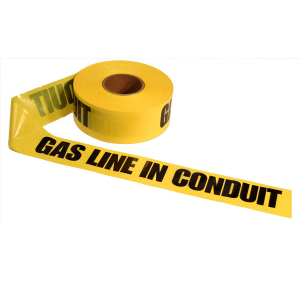 GAS LINE IN CONDUIT Underground Non Detectable Warning Tape | Full Source