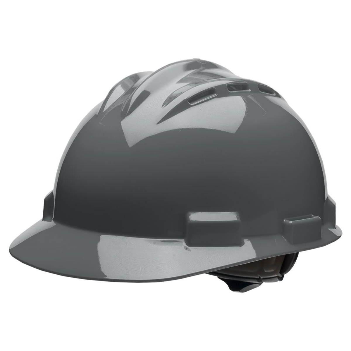 Bullard S62DGR Standard Vented Hard Hat - Ratchet Suspension - Dove ...