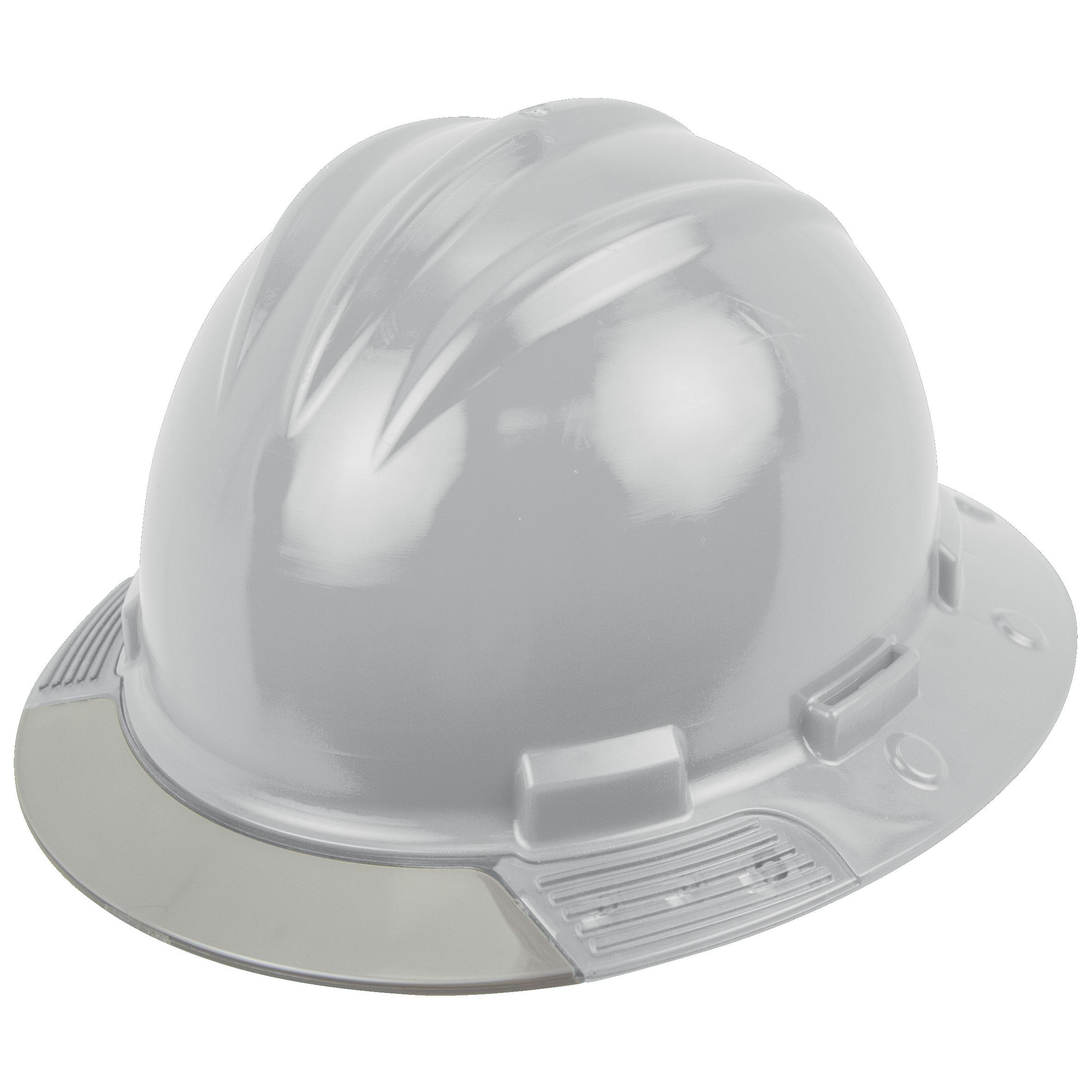 Bullard AVGGRG AboveView Full Brim Hard Hat - Ratchet Suspension - Gull ...