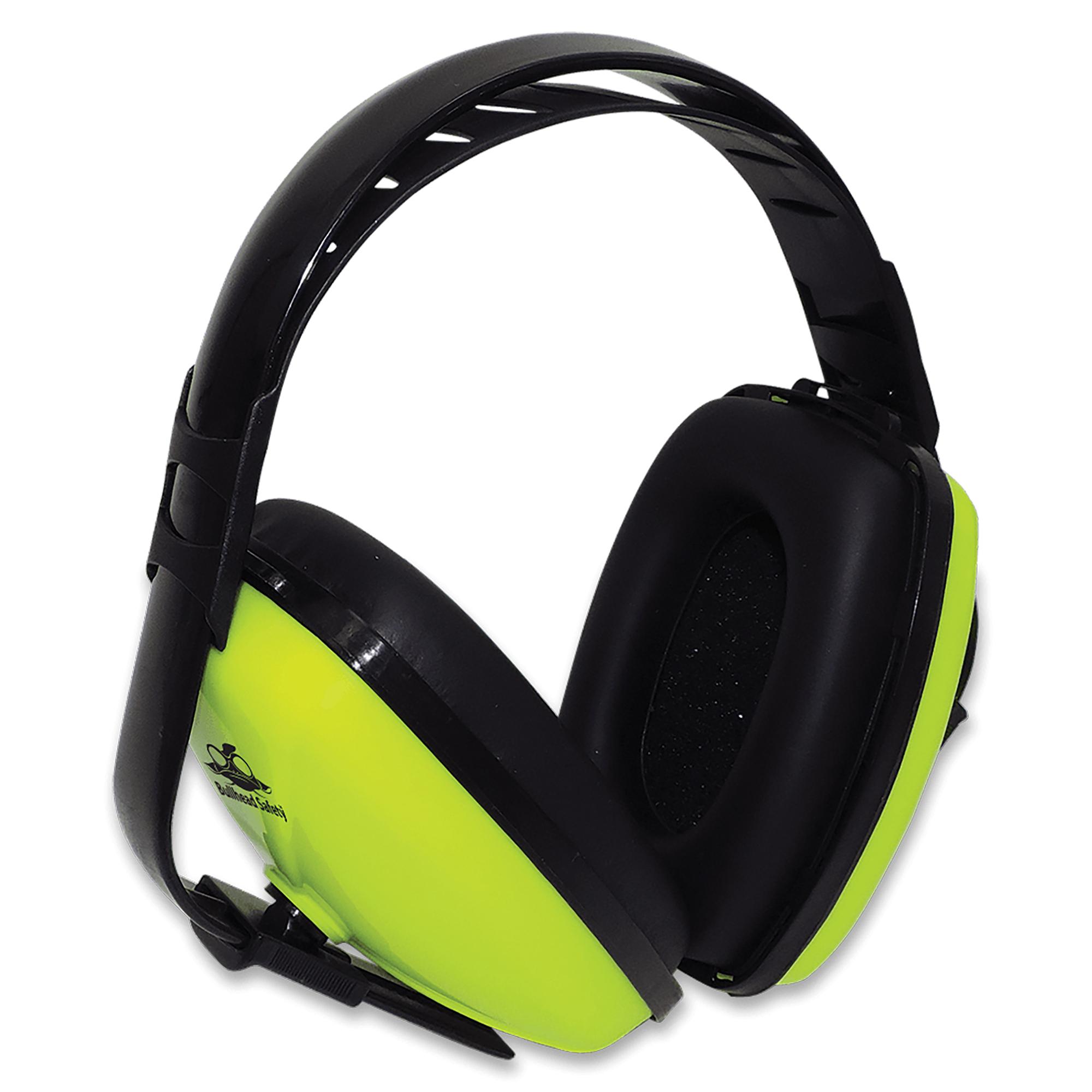 Bullhead Safety HP-M1 High-Visibility Economy Adjustable Earmuffs ...