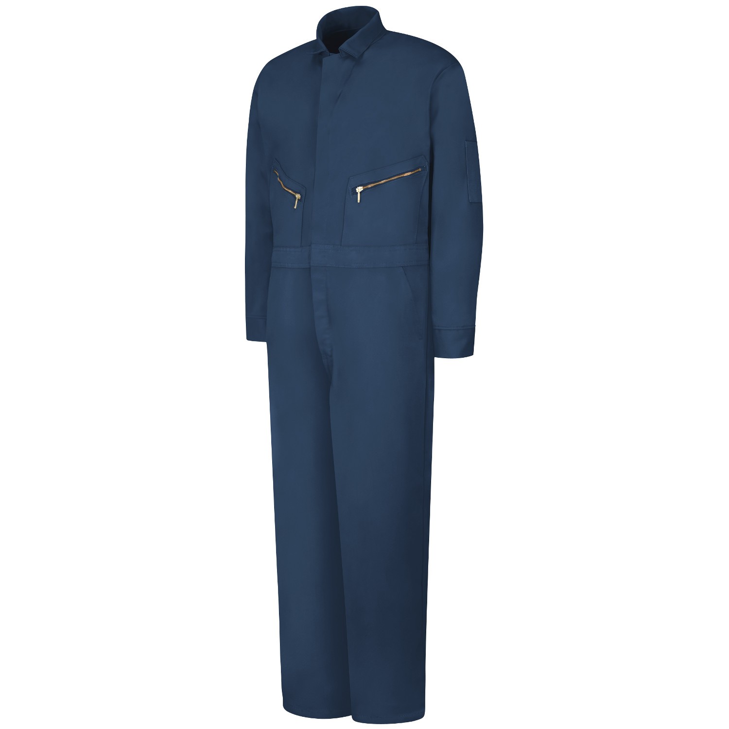 Red Kap CC18 Men's Zip-Front Cotton Coveralls - Navy | Full Source