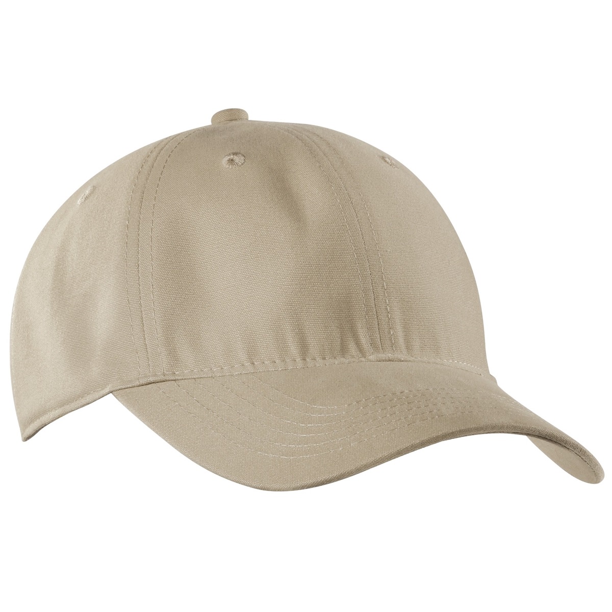 Port Authority CP96 Soft Brushed Canvas Cap - Khaki | Full Source