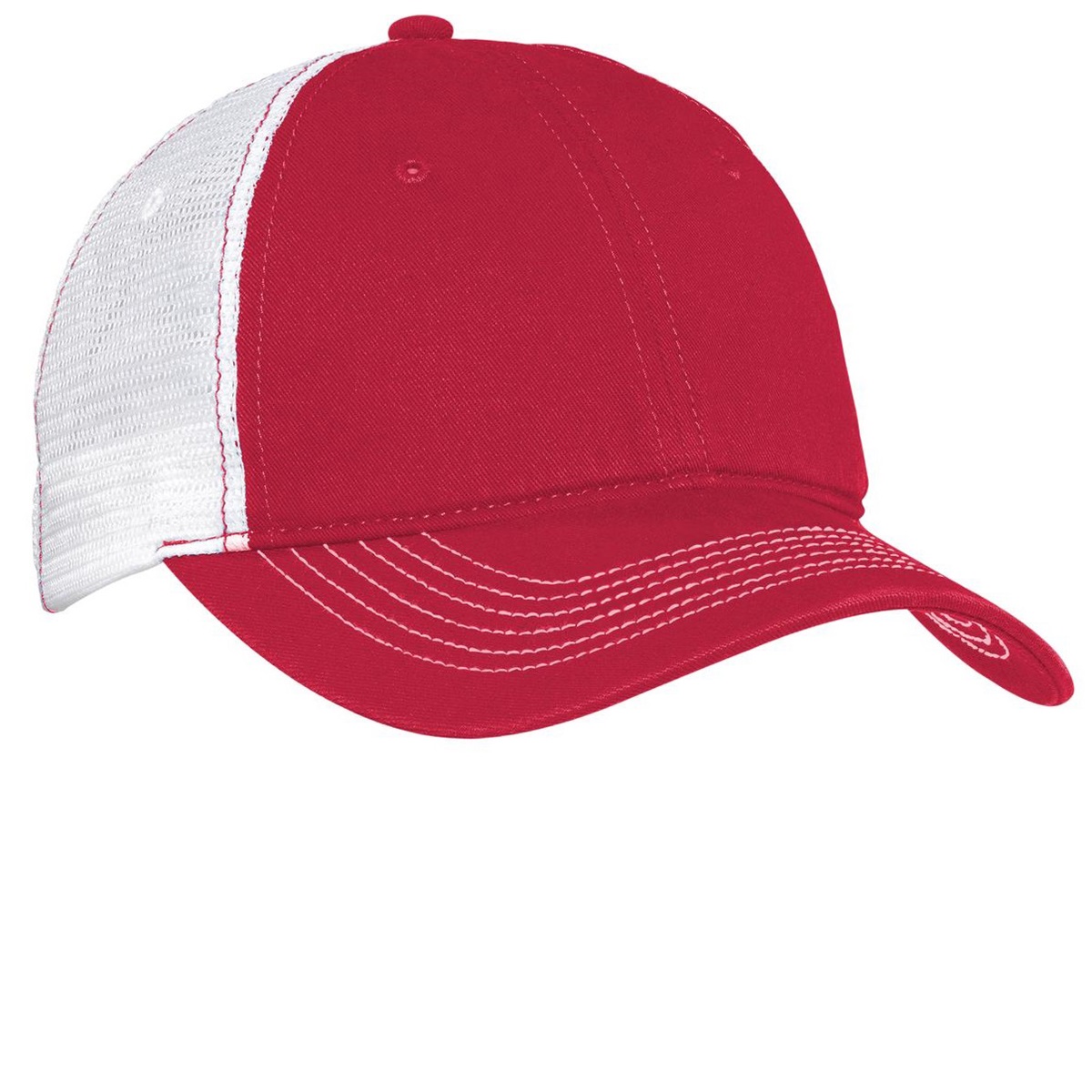 District DT607 Mesh Back Cap - Red/White | Full Source
