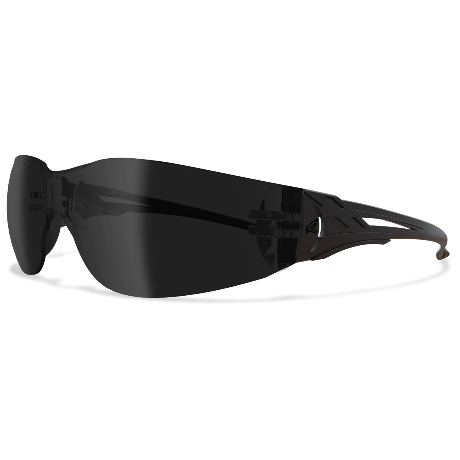 Edge CV116 Viso Safety Glasses - Black Frame - Smoke Lens | Full Source