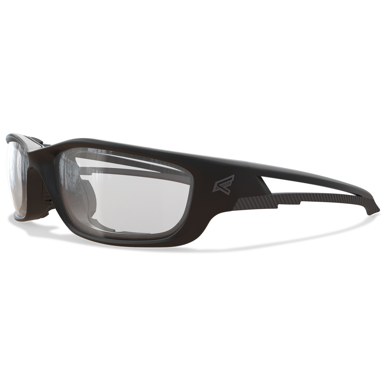 Edge GSK-XL111VS Kazbek XL Safety Glasses - Black Foam-Lined XL Frame ...