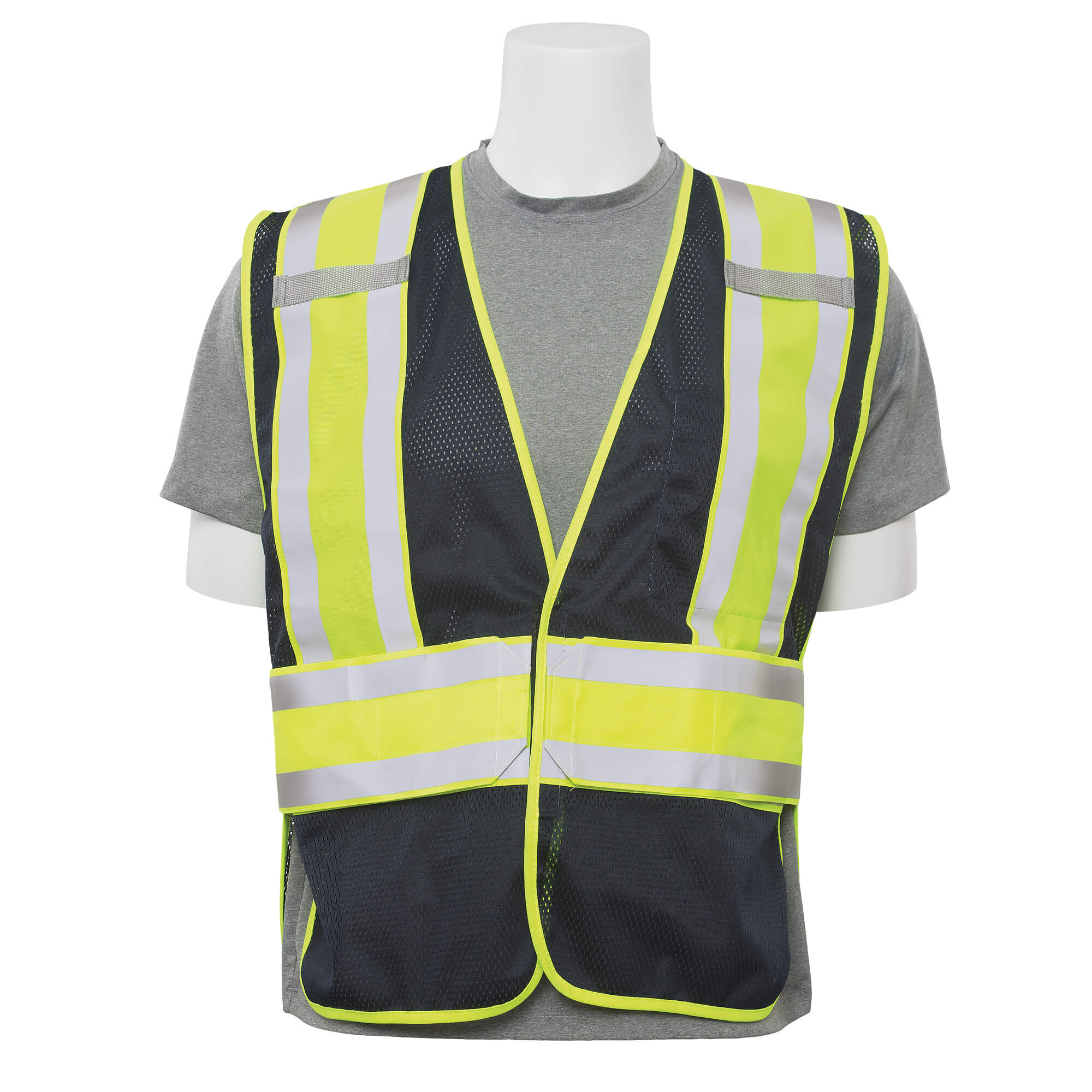 ERB by Delta Plus S530 Non-ANSI Mesh Expandable Safety Vest - Navy ...