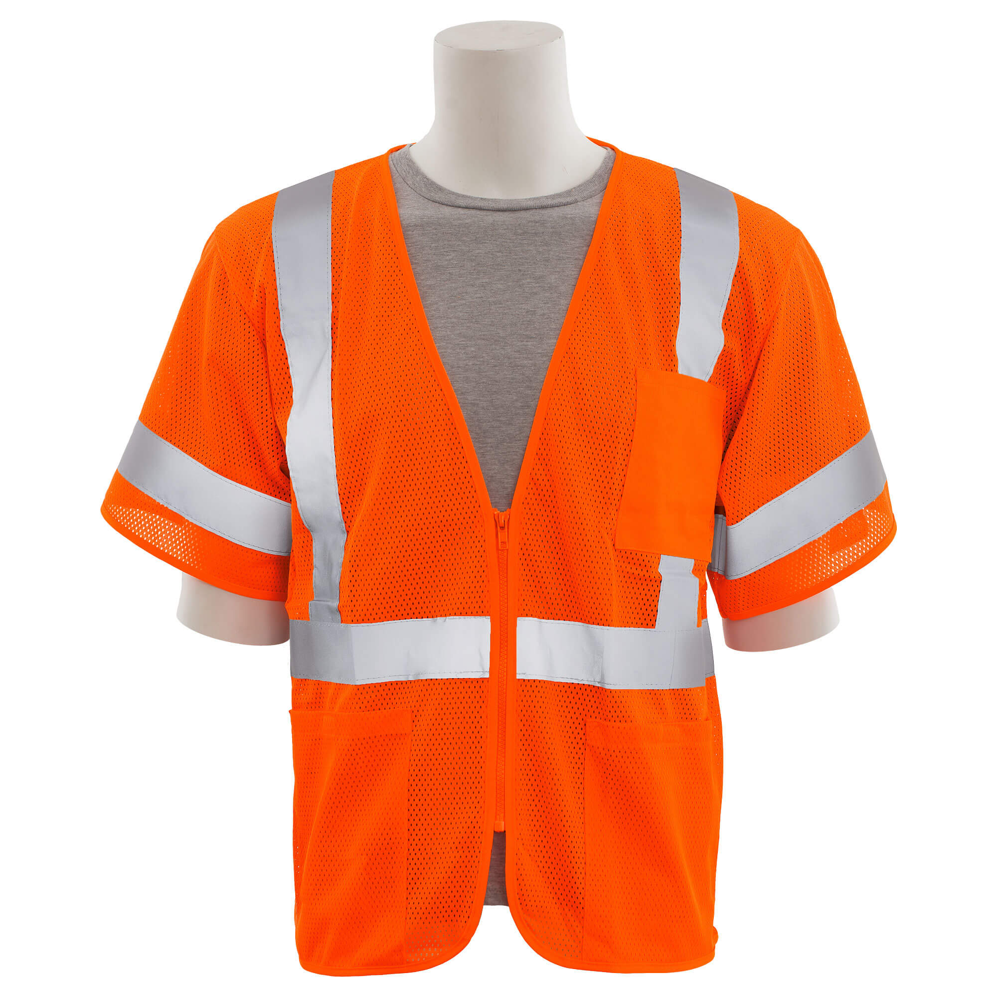ERB by Delta Plus S6633P Type R Class 3 Mesh Safety Vest - Orange ...