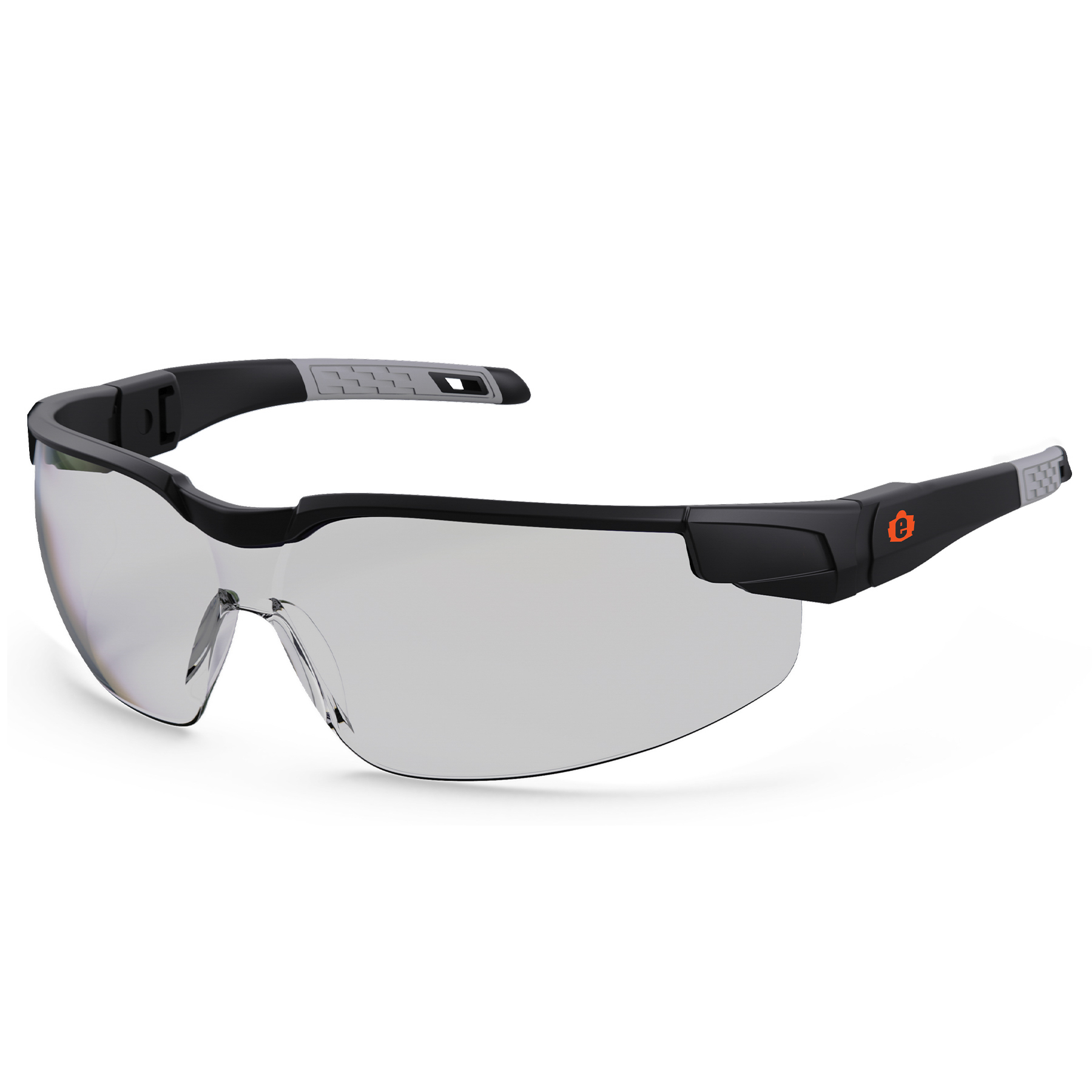 Ergodyne Dellenger 50068 Safety Glasses - Black Frame - Indoor/Outdoor Fog-Off Anti-Fog Lens ...