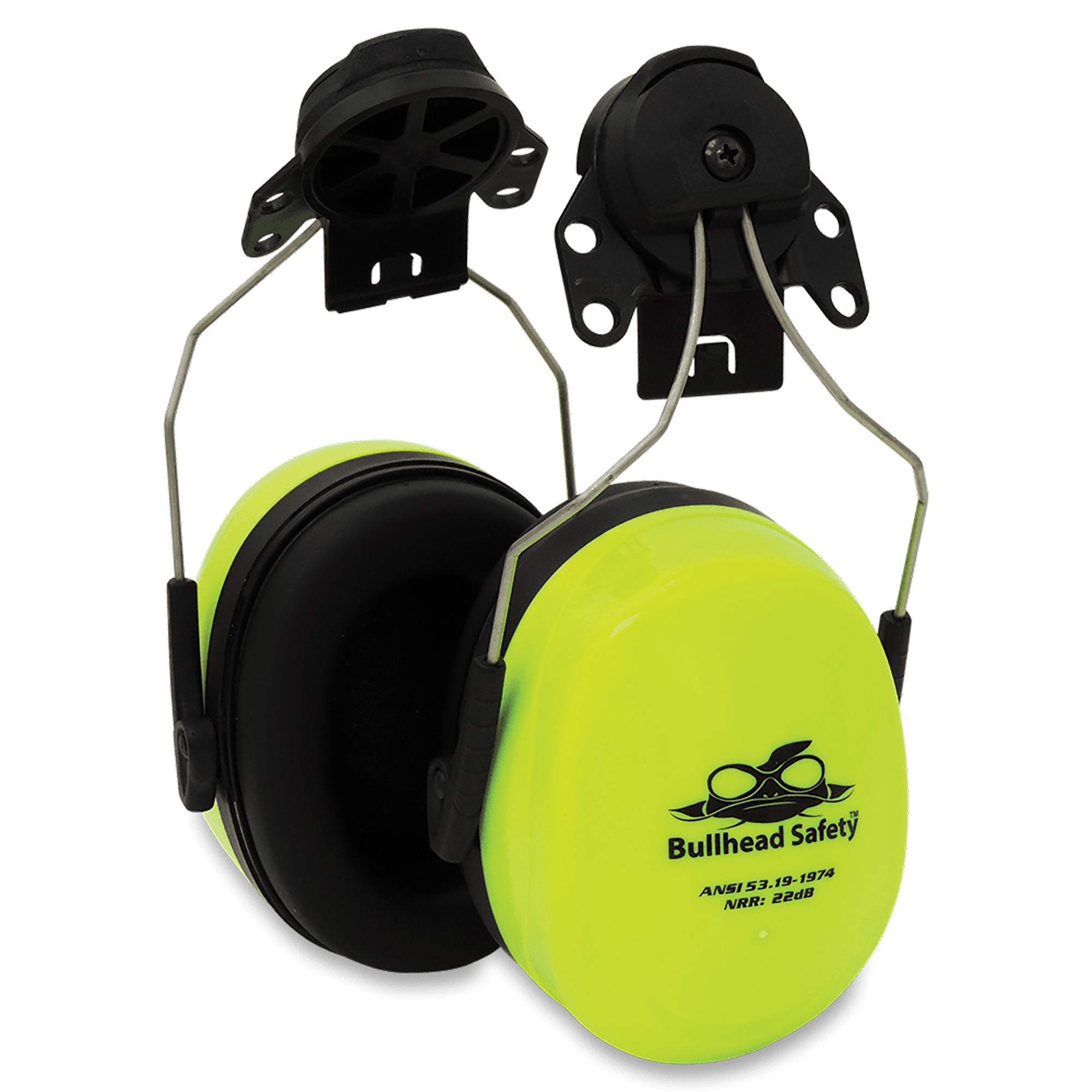 Bullhead Safety HP-M3 Premium High-Visibility Cap Mounted Earmuffs ...