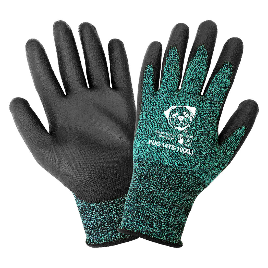Global Glove PUG-14TS Touch Screen Polyurethane Coated Gloves | Full Source