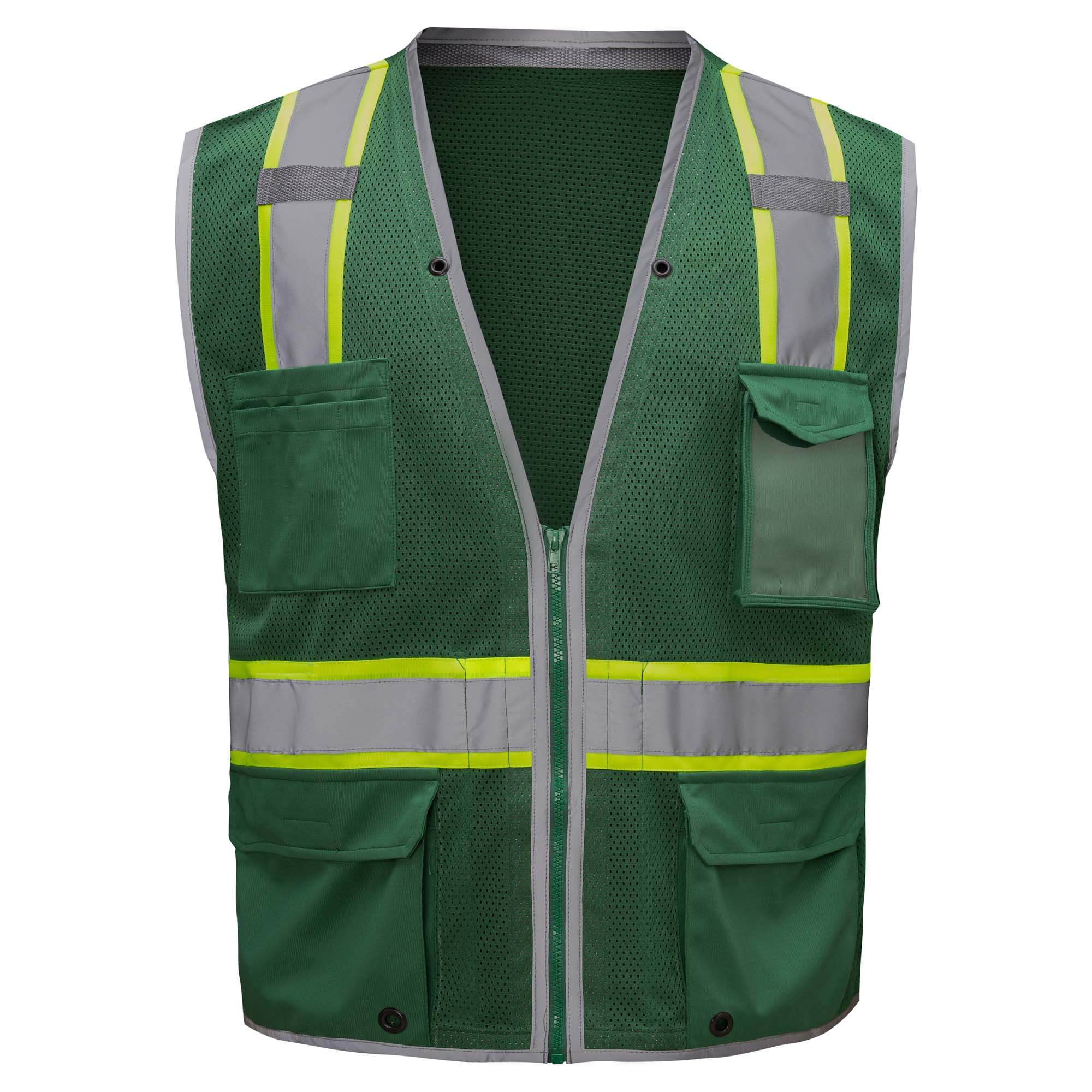GSS Safety 1716 Enhanced Visibility Hype-Lite Heavy Duty Safety Vest ...