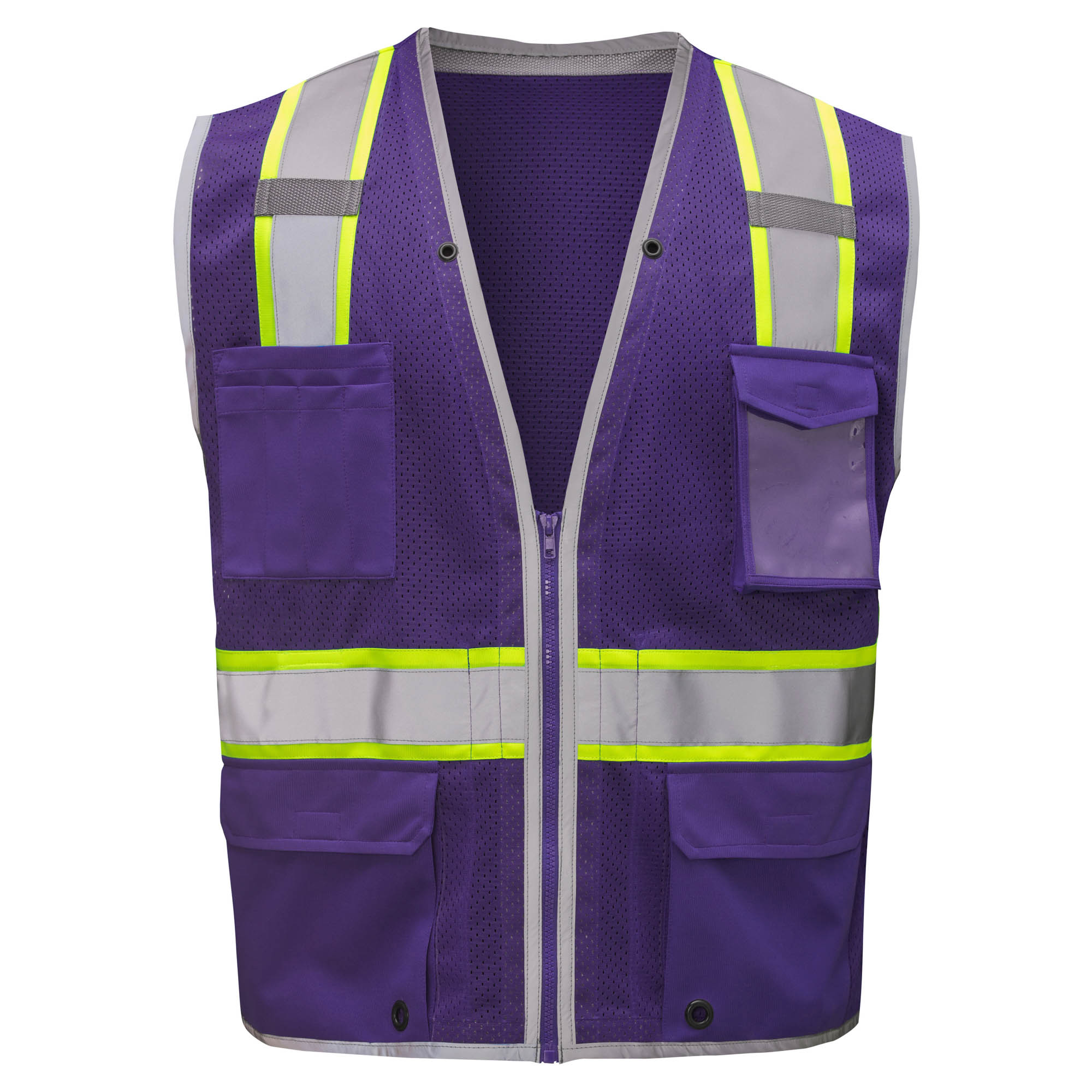 GSS Safety 1717 Enhanced Visibility Hype-Lite Heavy Duty Safety Vest ...