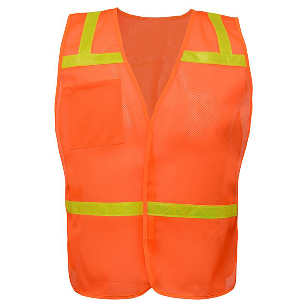 GSS Safety 3122 Non-ANSI Enhanced Safety Vest - Orange | Full Source