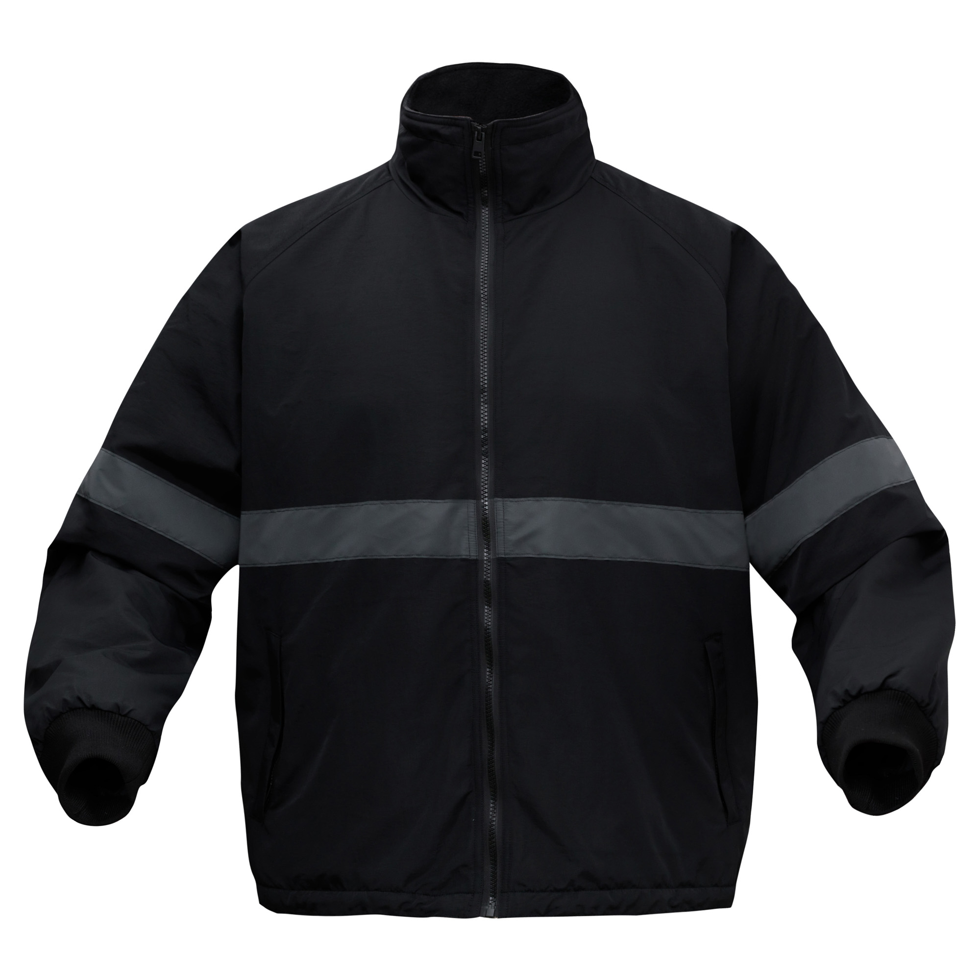 GSS Safety 8023 Non-ANSI Nylon Waterproof Parka - Black | Full Source