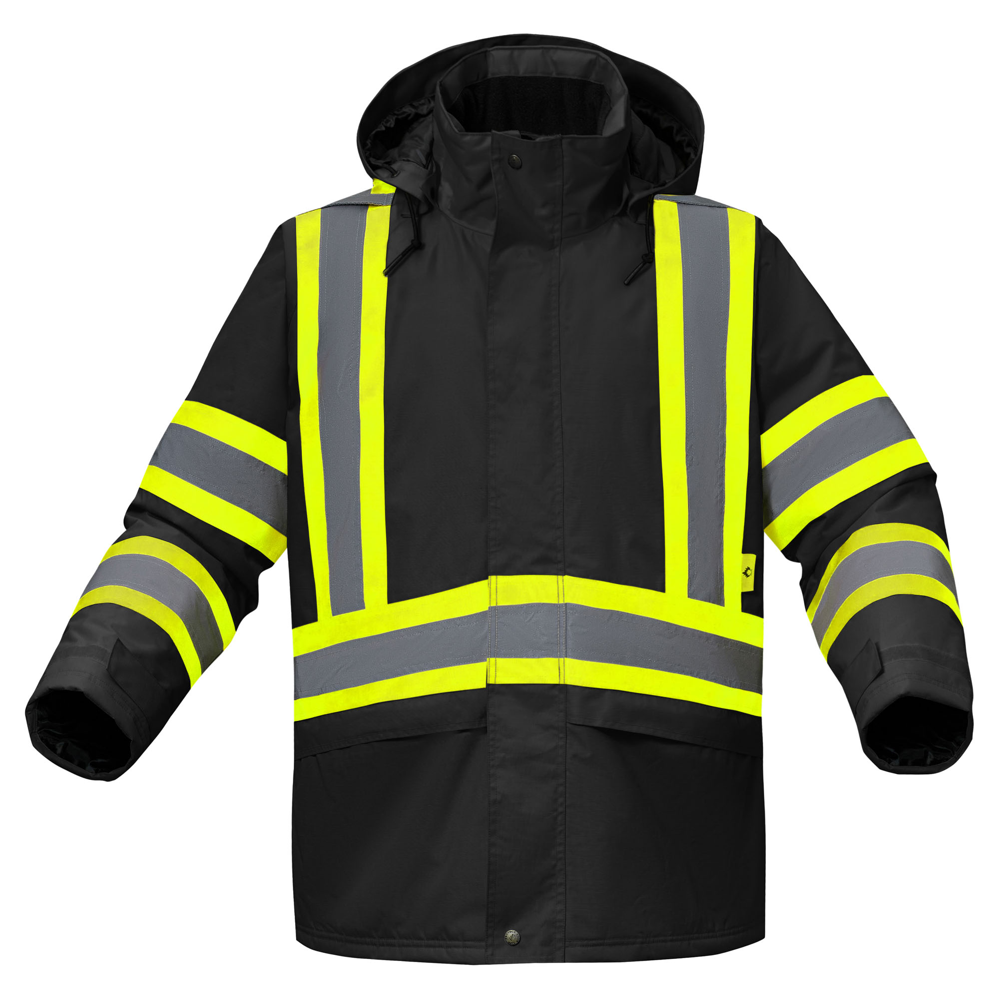 GSS Safety FR6011 Non-ANSI Self Extinguishing Two-Tone Safety Jacket ...