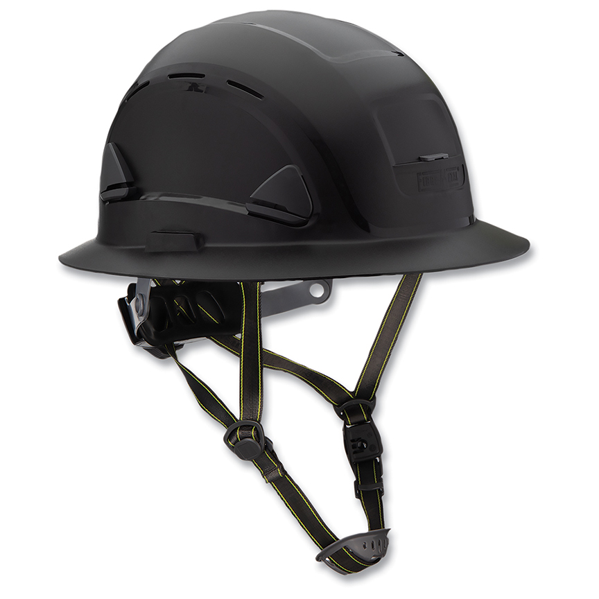 Fibre Metal CSH13 Vented Full Brim Safety Helmet - Ratchet Suspension ...