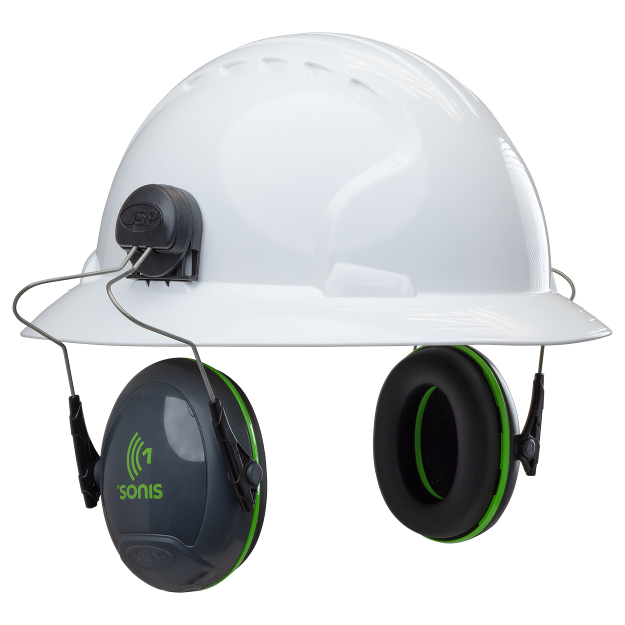 JSP 262-AEB010-FB Sonis1 Full Brim Mounted Passive Ear Muffs - 22 NRR ...