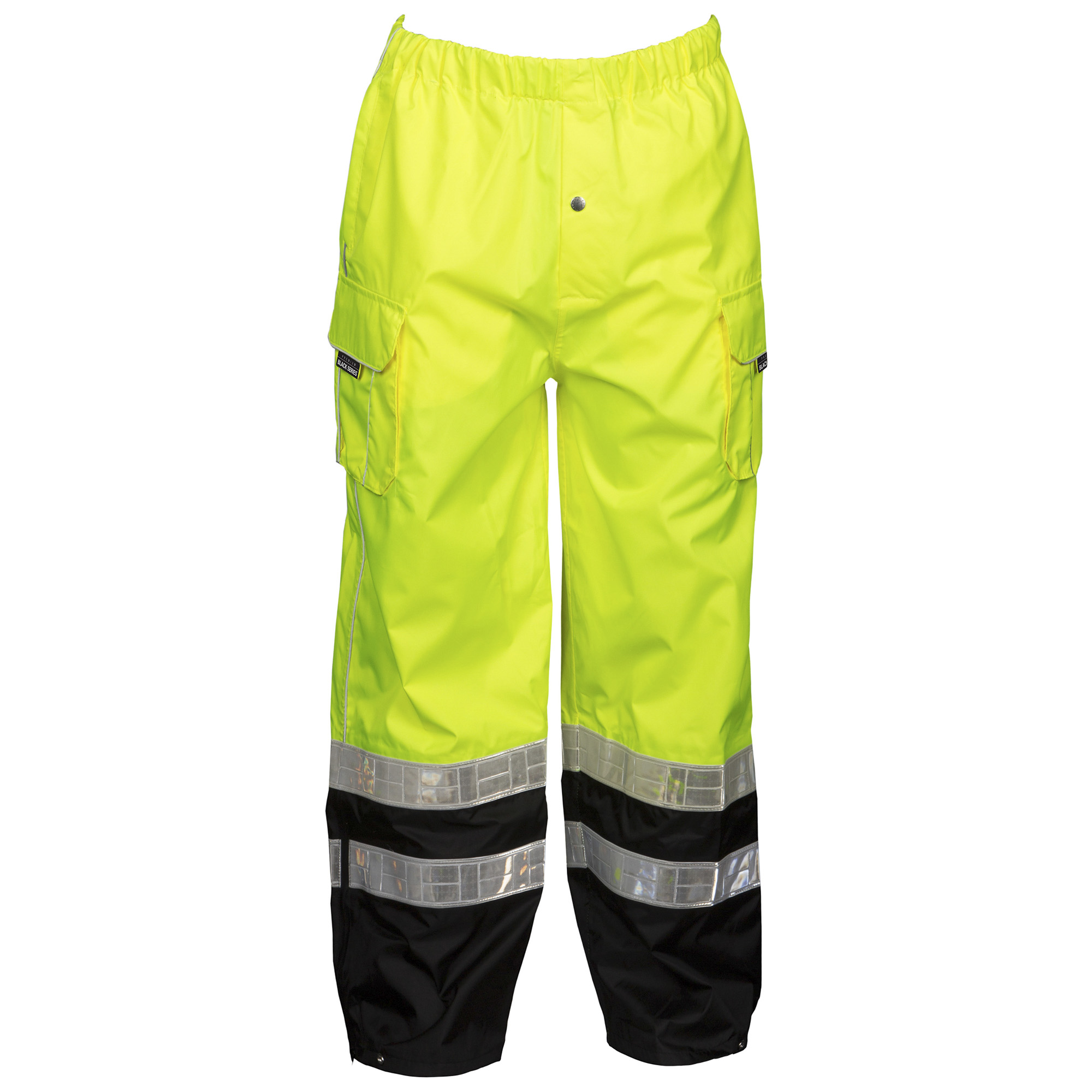 Kishigo RWP106 Black Series Rain Pants - Yellow/Lime | Full Kishigo RWP106 Black Series Rain Pants - Yellow/Lime | Full
