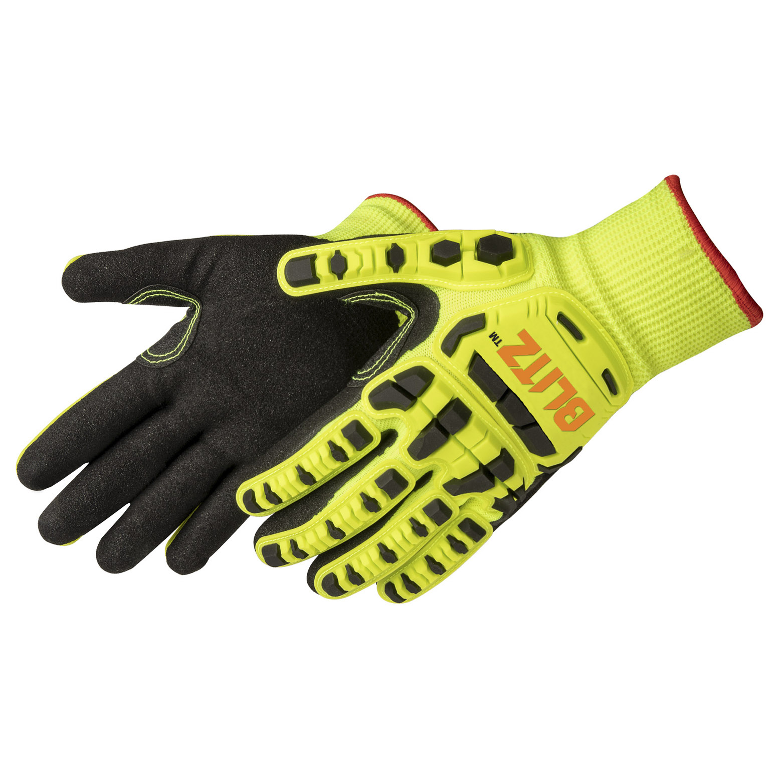 Liberty Safety 0940 Blitz Hi-Vis Impact Resistant Work Gloves | Full Source